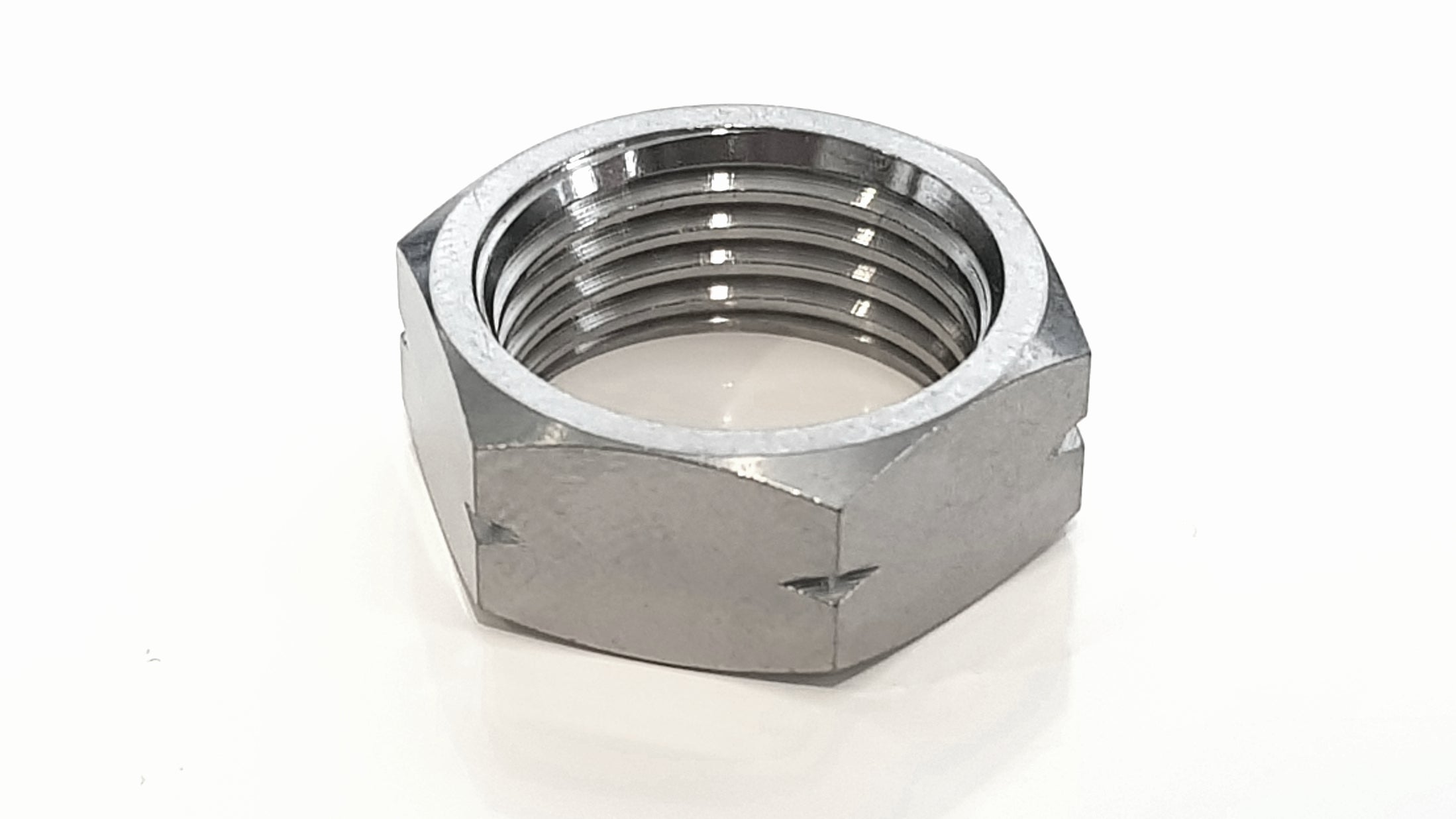 Titanium left hand jam nuts